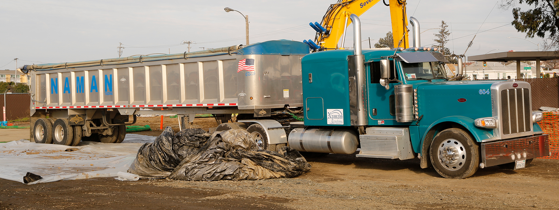 End Dump Services | Naman Trucking Inc.